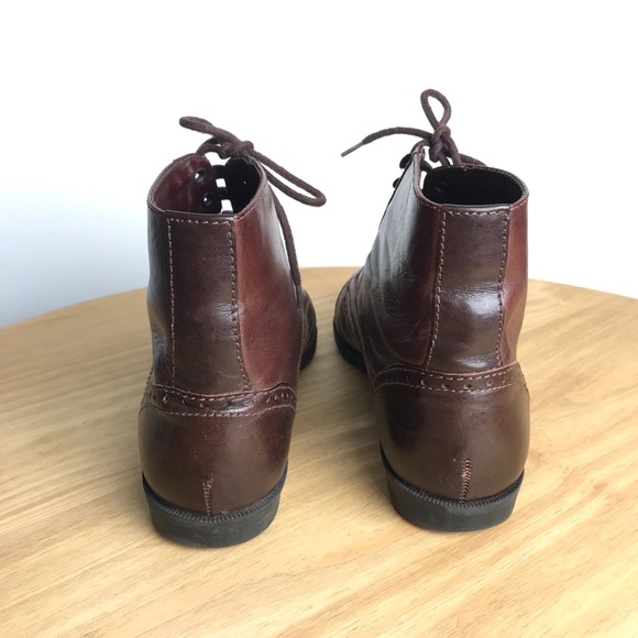 Sabree | Shoes | Sabree Brown Lace Up Boots | Poshmark